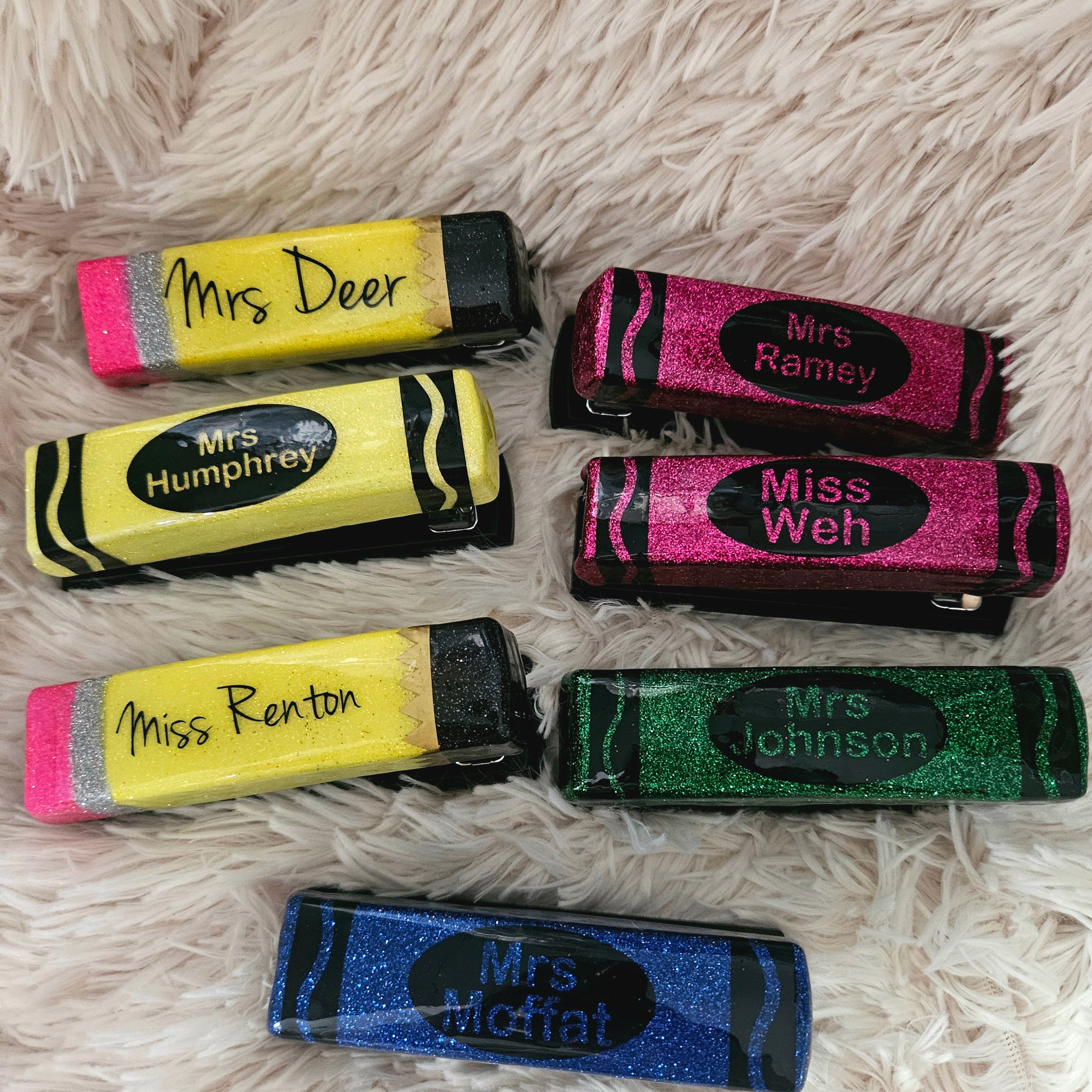 Personalised Pen & Stapler Set – Smiley Willow